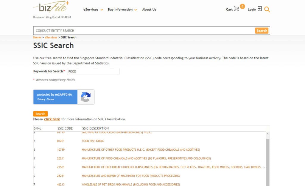 Understanding ACRA Singapore’s SSIC Requirements | CorpXervices